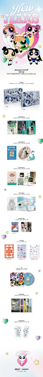 NEWJEANS - GET UP (THE POWERPUFF GIRLS X NJ BOX VER.) [2ND EP] – TOKKI-SHOP