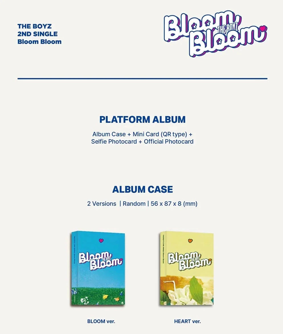 THE BOYZ - BLOOM BLOOM (PLATFORM VER.) [2ND SINGLE ALBUM] – TOKKI-SHOP
