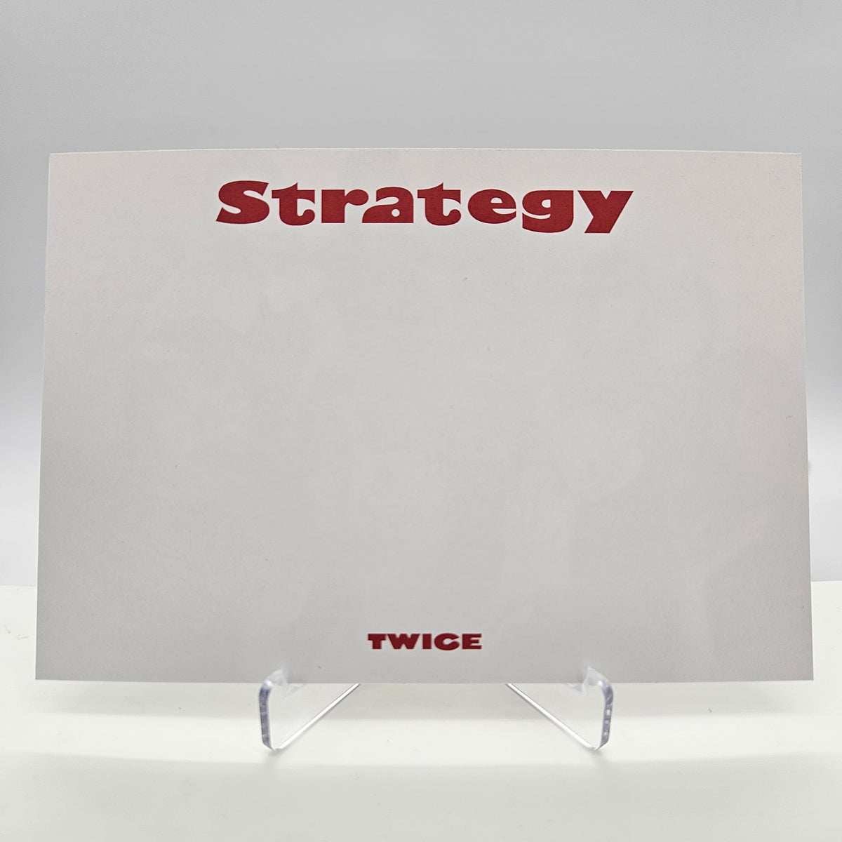 TWICE - STRATEGY - APPLE MUSIC POB SET GIFT POSTCARD – TOKKI-SHOP