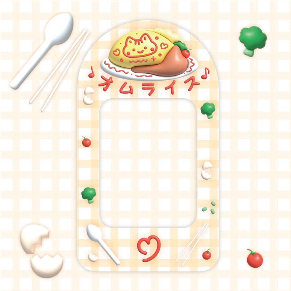 Omurice Cat Photo Card Holder – TOKKI-SHOP