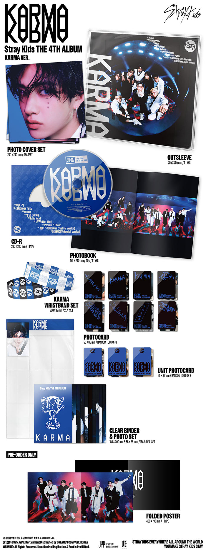 STRAY KIDS - KARMA (KARMA VER. LIMITED EDITION) [4TH ALBUM]