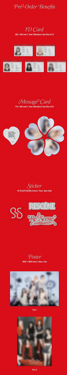 RESCENE - RE:SCENE (1ST SINGLE ALBUM) – TOKKI-SHOP
